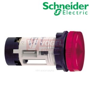 XB7EV04MP Signálka s LED 230VAC, rudá, do otvoru 22mm, IP65 - VOGEL ...