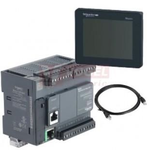 TM221HMIPACK1 startovací balíček Modicon M221 (TM221CE24R + HMISTU655 ...