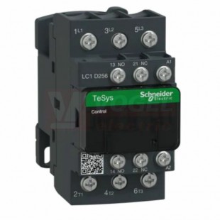 LC1D256P7 Stykač 3P 25A AC-3, 240V AC, pom.kont. 1"Z"+1"V" pro kab.oka ...