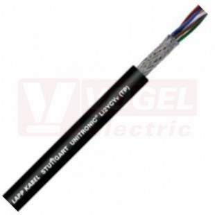 Unitronic Li2YCYv (tp) 2x2x0,22mm2 kabel datový párový stíněný, černý ...