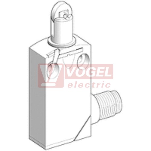 XCMD2102C12 Polohový spínač Universal Osiconcept, kovový, čep s ocel ...