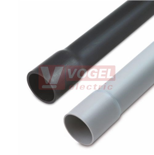 Trubka PLAST 32 HFPRM 32 černá, 750N, UV stabilní - 3m - VOGEL electric ...