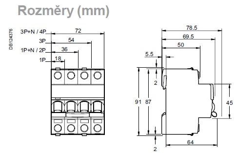 Jistič 1P 16A B iC60N (A9F03116) 6kA Acti9 - VOGEL electric s.r.o.VOGEL electric, s.r.o.